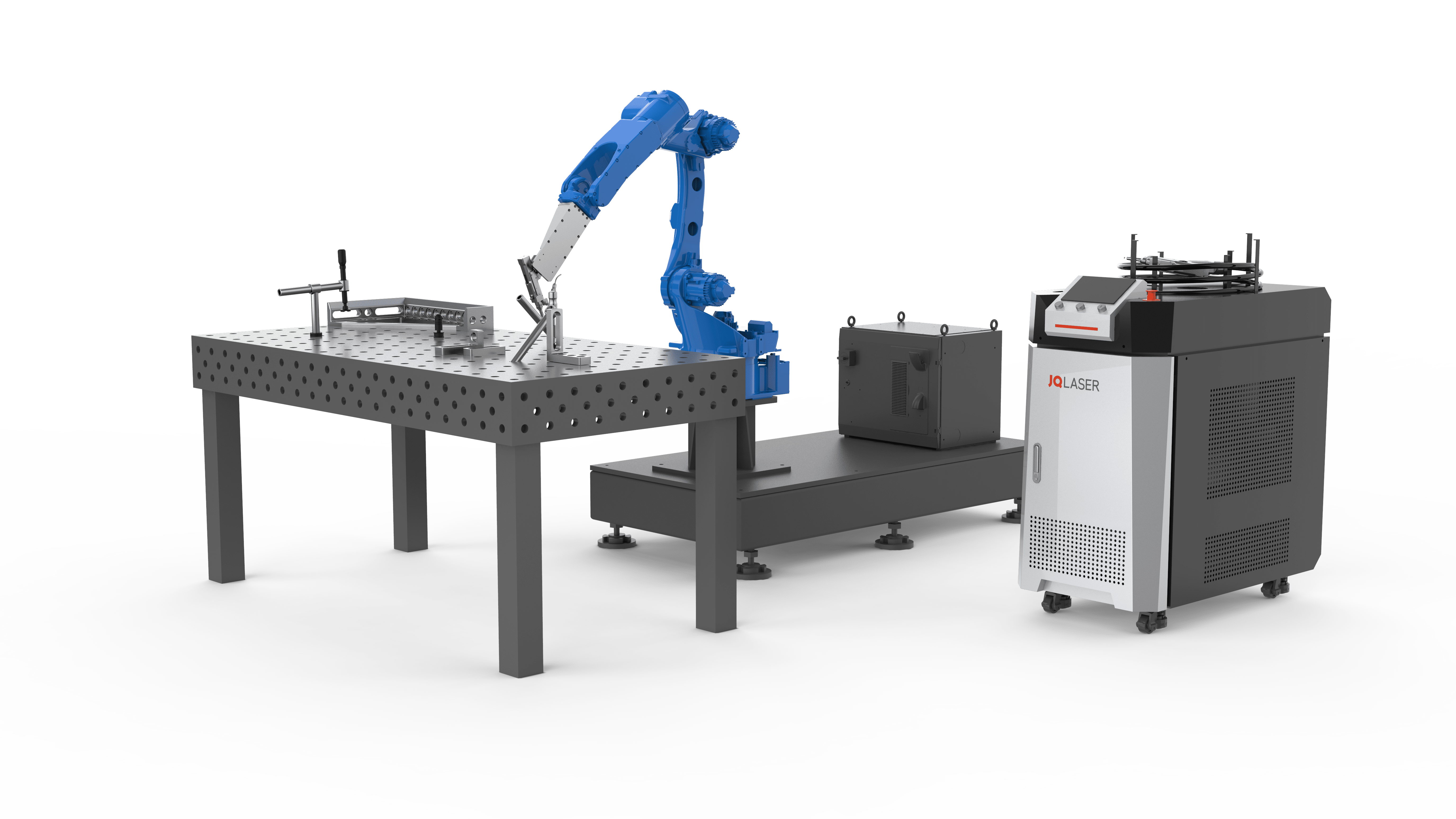 Industrial robot welding workstation - Chinese Laser Welding Machine ...